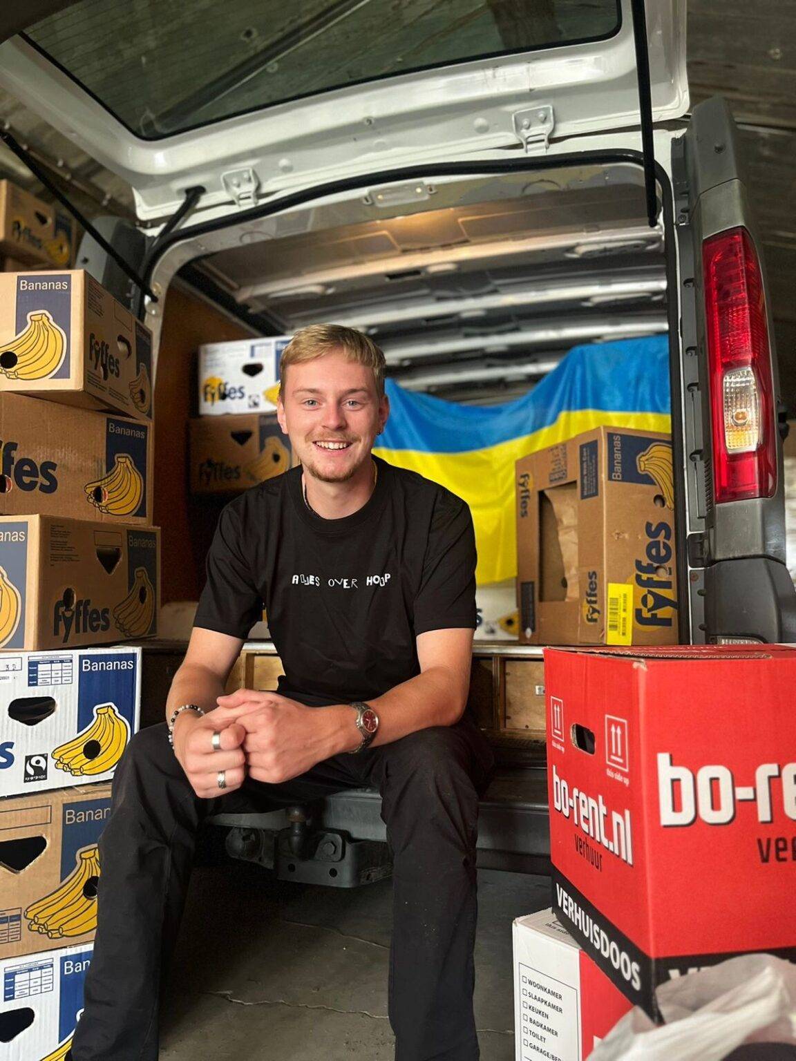 Casper Spannenberg vraagt om hulp: vòòr 7 september goederen voor ...