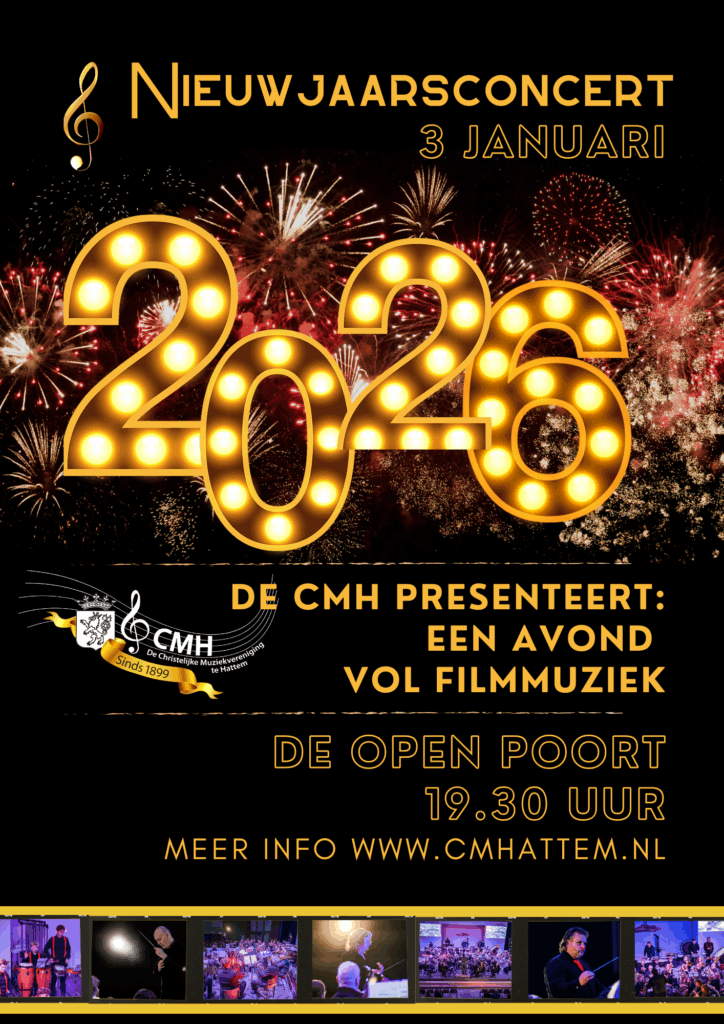 Nieuwjaarsconcert CMH: toosten op het nieuwe jaar met filmmuziek - RTV ...